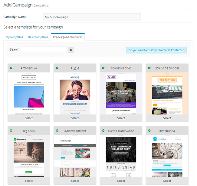 How to create a campaign with the campaign editor | Acrelia Support