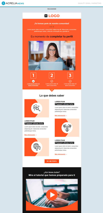 Email marketing templates for customer service messages
